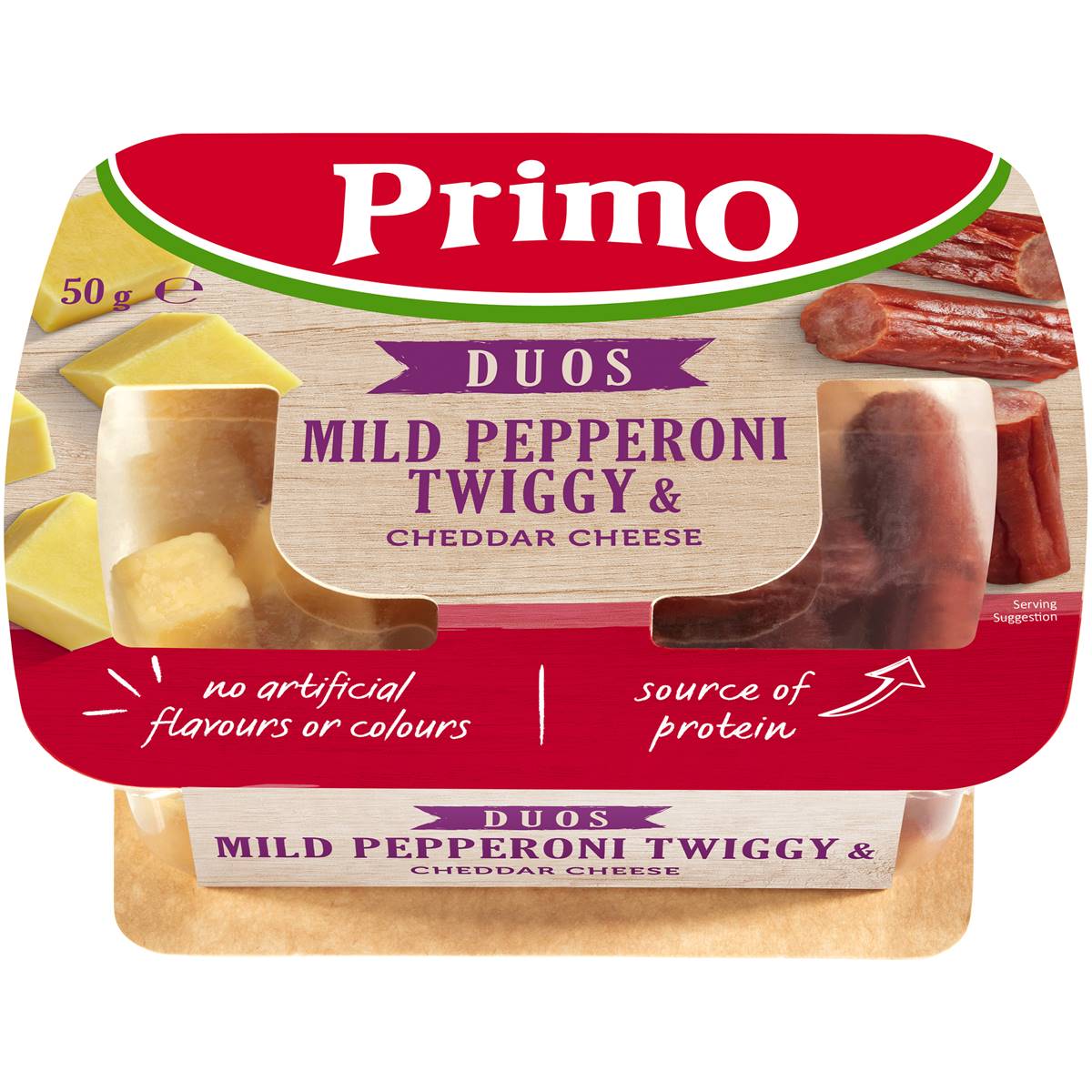 Calories in Primo Pepperoni Slices calcount