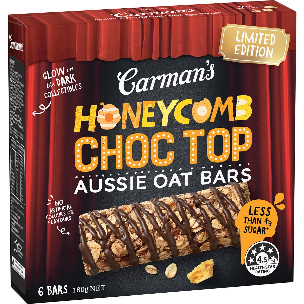 Calories in Carman's Aussie Oat Triple Choc calcount