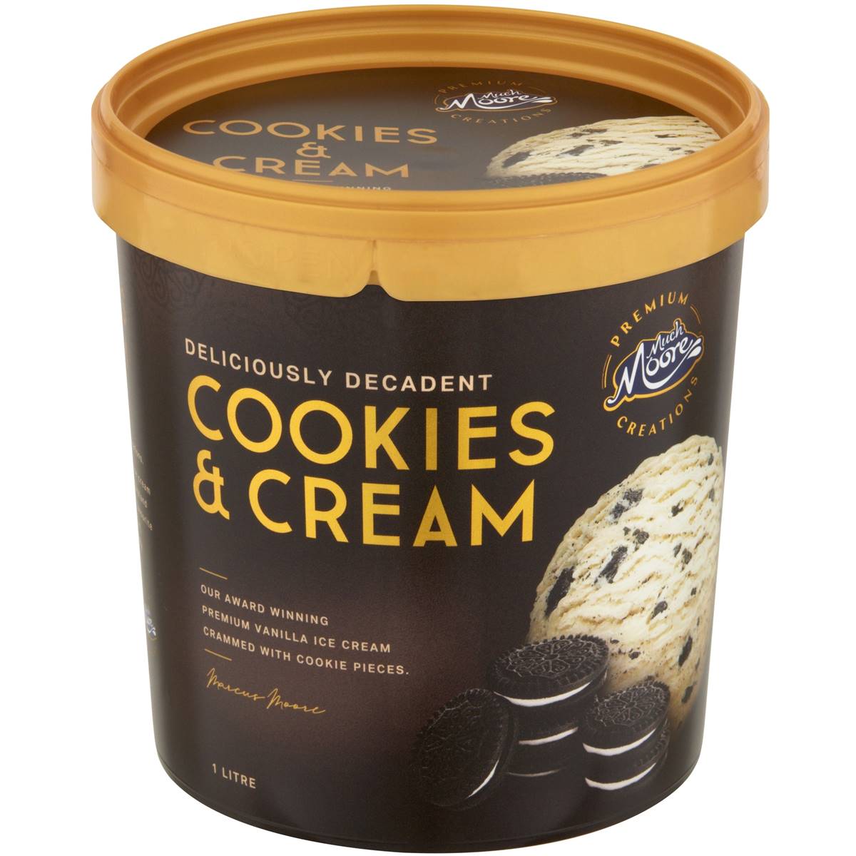 Calories in Much Moore Awesome Foursome Ice Cream Tub calcount