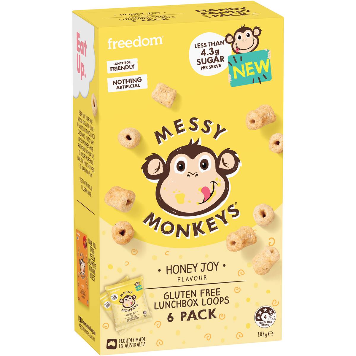 Calories in Messy Monkeys Cereal Honey Buzz calcount