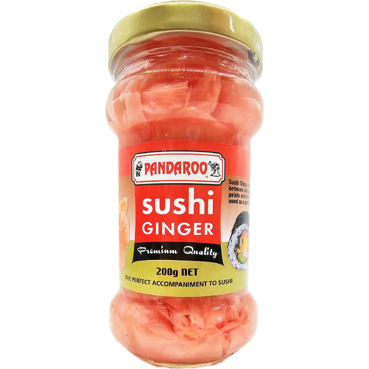 Calories in Pandaroo Japanese Ginger Sushi calcount