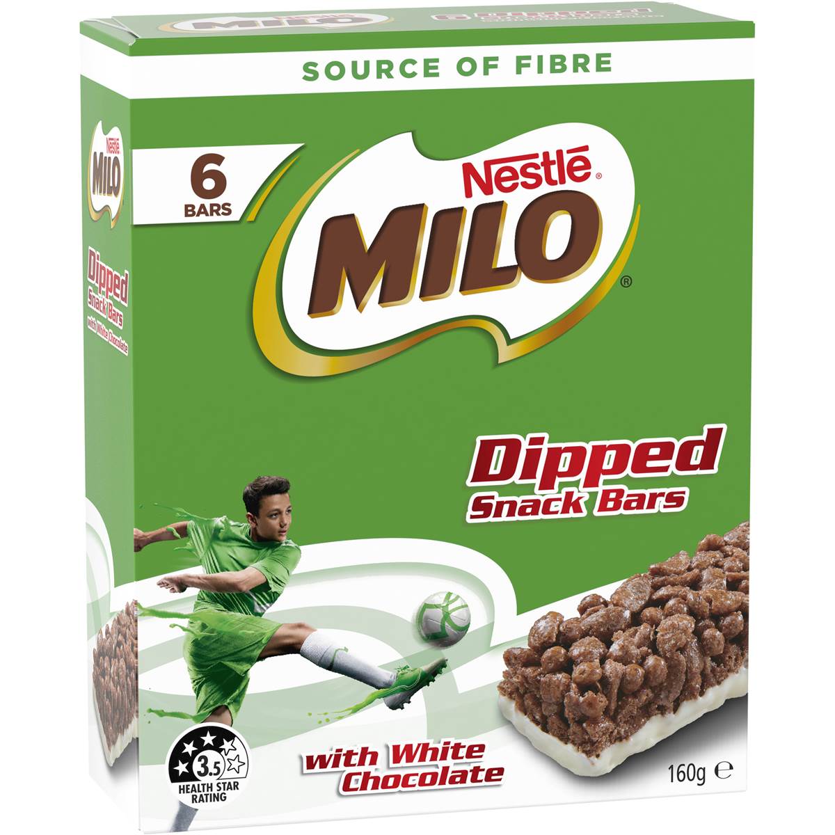 Calories in Nestle Milo Dipped Snack Bars calcount