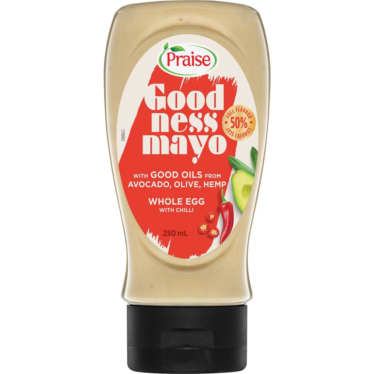Calories in Praise Goodness Whole Egg Chilli Mayo calcount