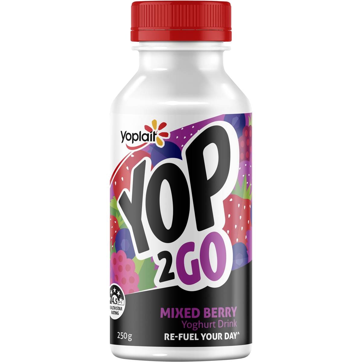 59 calories in Yoplait Mixed Berry Yoghurt Smoothie (100g) calcount