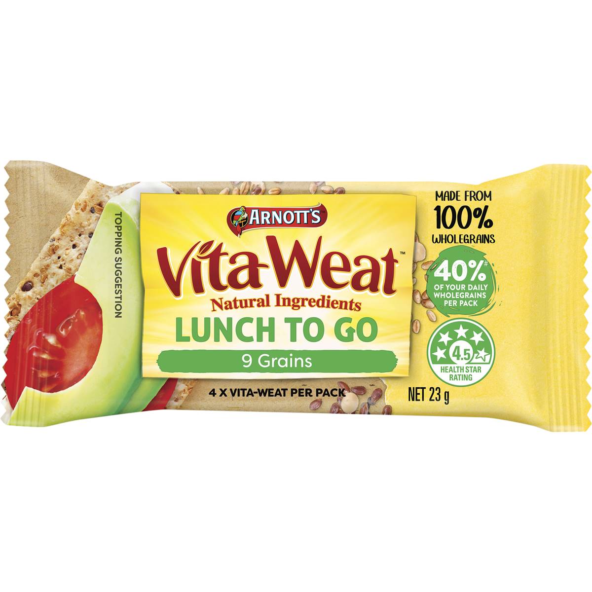 Calories in Arnott's 9 Grains Vita-Weat calcount