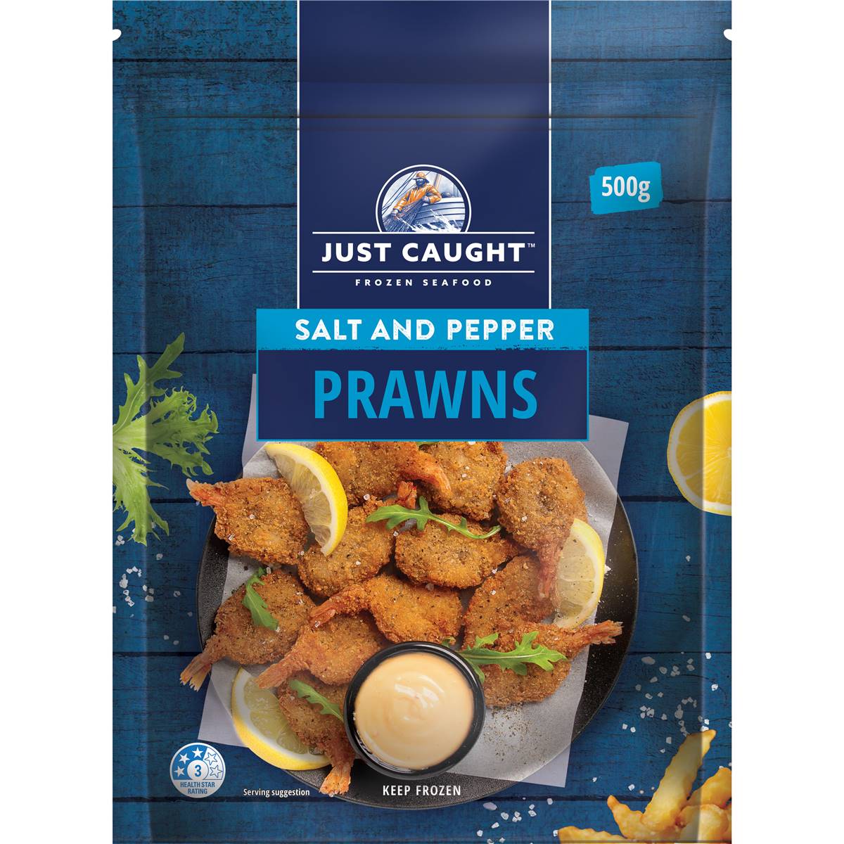 Calories in Just Caught Garlic Prawns calcount