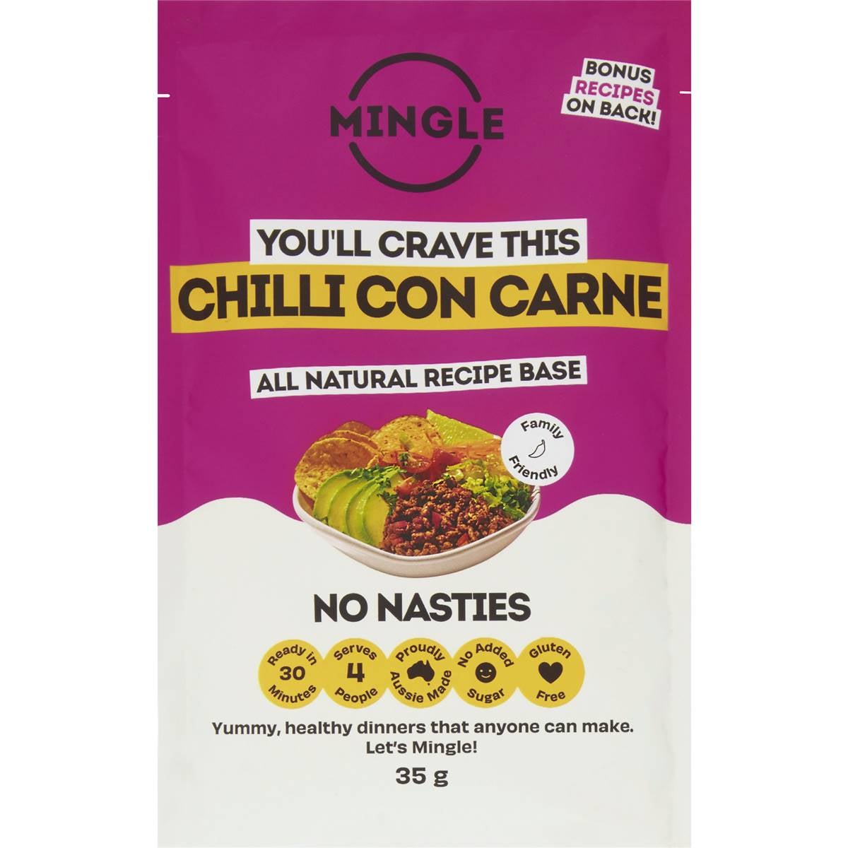 Calories in Mingle Crave This Chilli Con Carne calcount