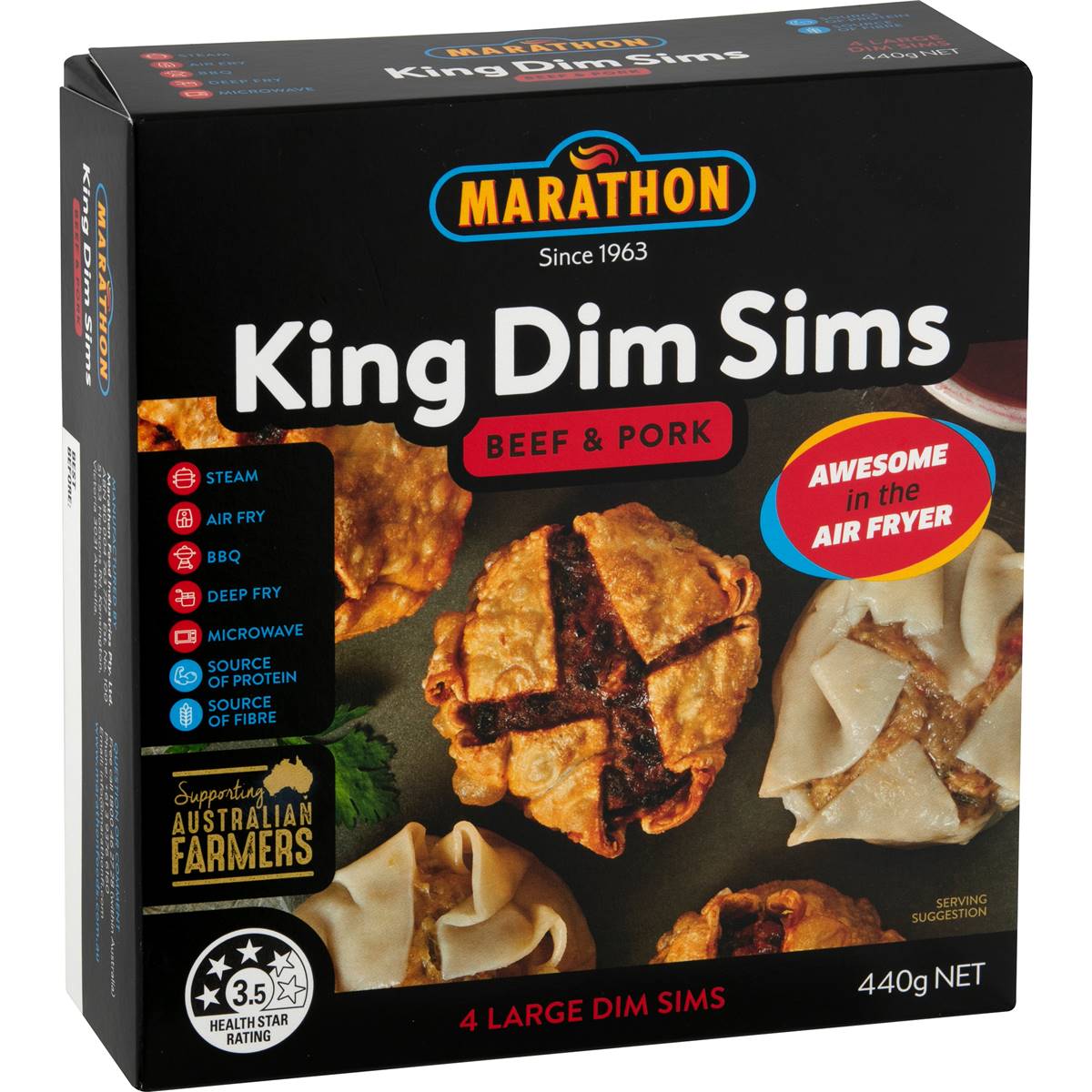 Calories in Marathon Mini Dim Sims, Chicken calcount