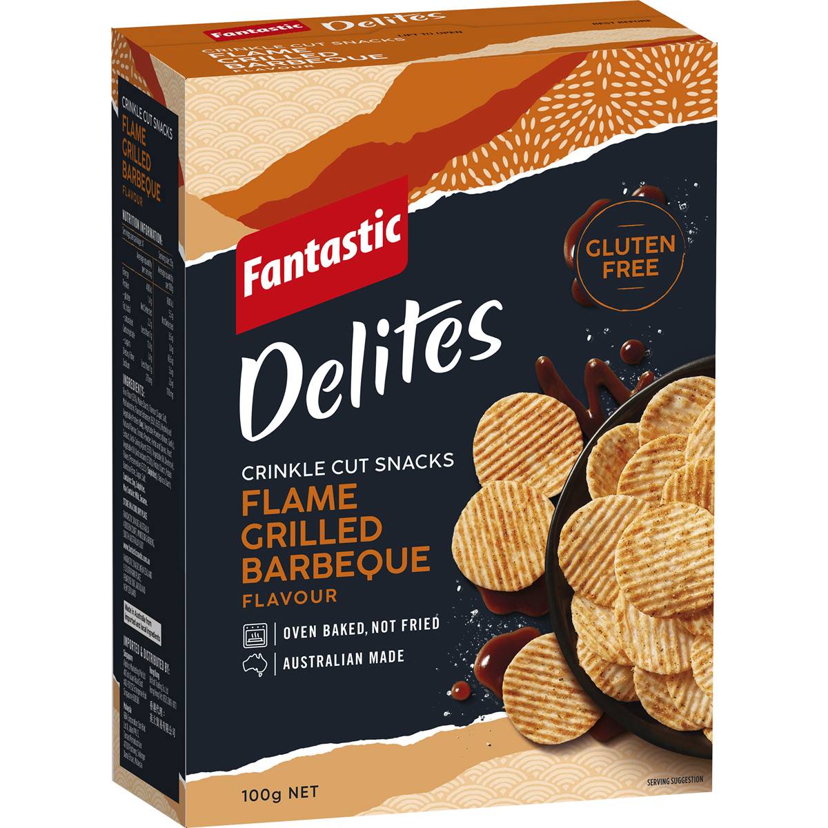 436 calories in Fantastic Delites, Flame Grilled Barbecue (100g) calcount