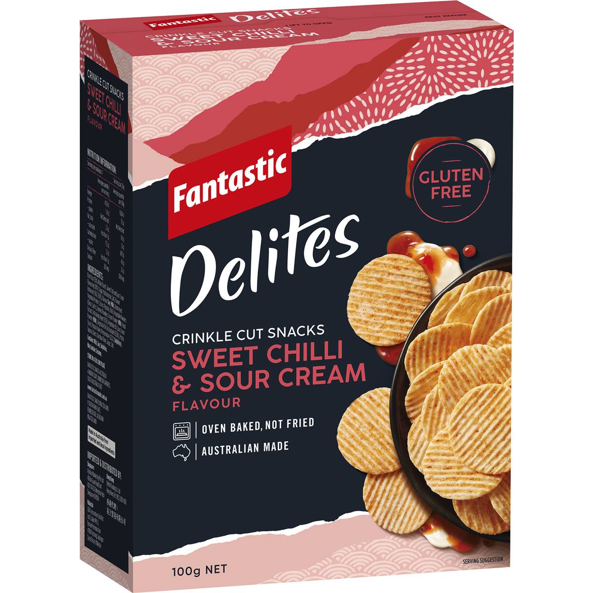 Calories in Fantastic Delites, Sweet Chilli and Sour Cream Calorie ...