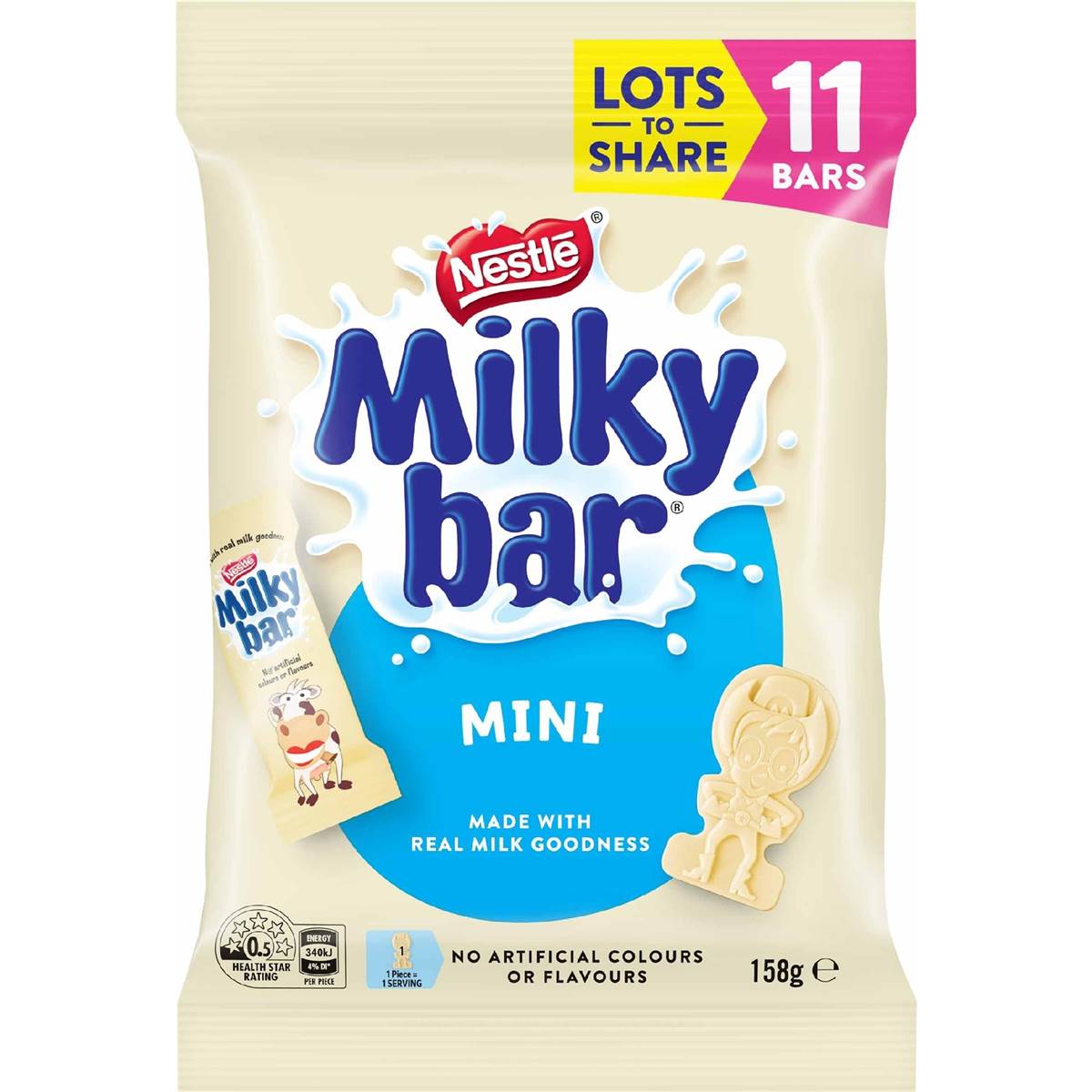 Calories in Nestle Milkybar Sharepack calcount