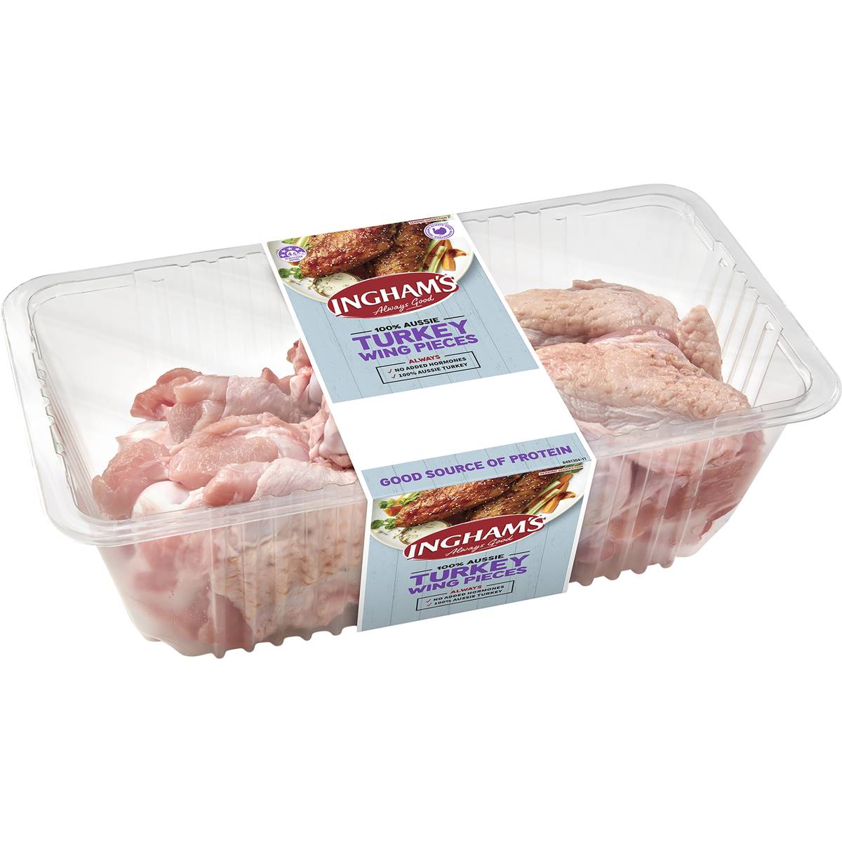 Calories in Ingham's Turkey Wing Pieces calcount