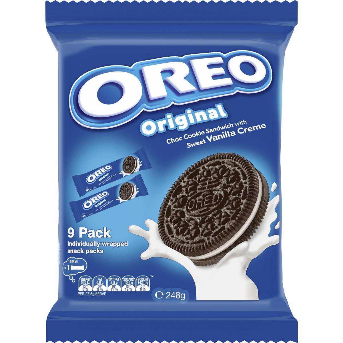 Calories in Oreo Grab & Go Original calcount