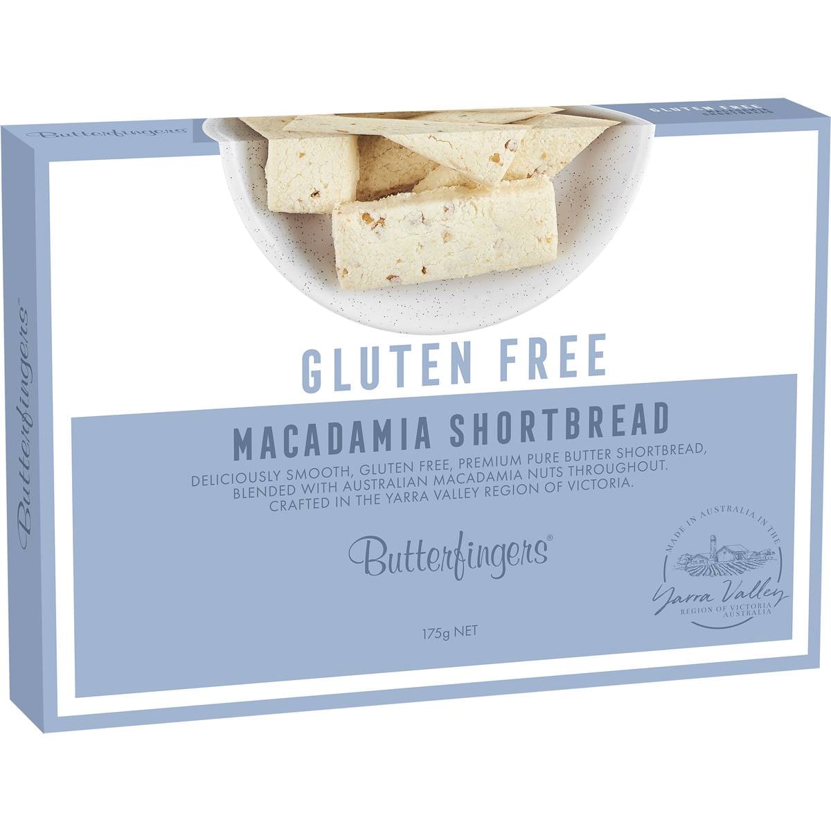 Calories in Butterfingers Macadamia Shortbread calcount