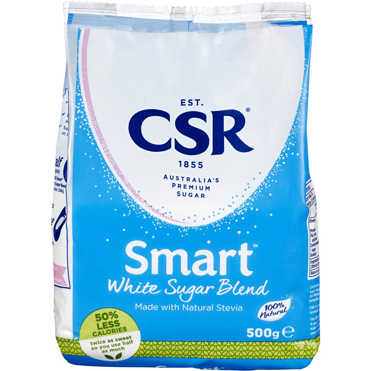 Calories in Csr Smart White Sugar Blend calcount