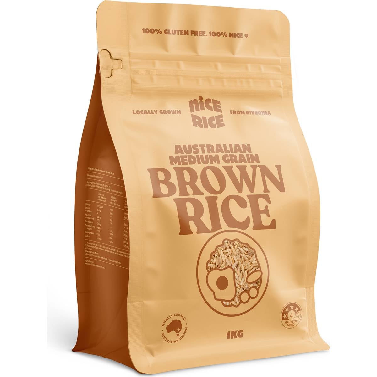Calories in Nice Rice Medium Grain Rice calcount