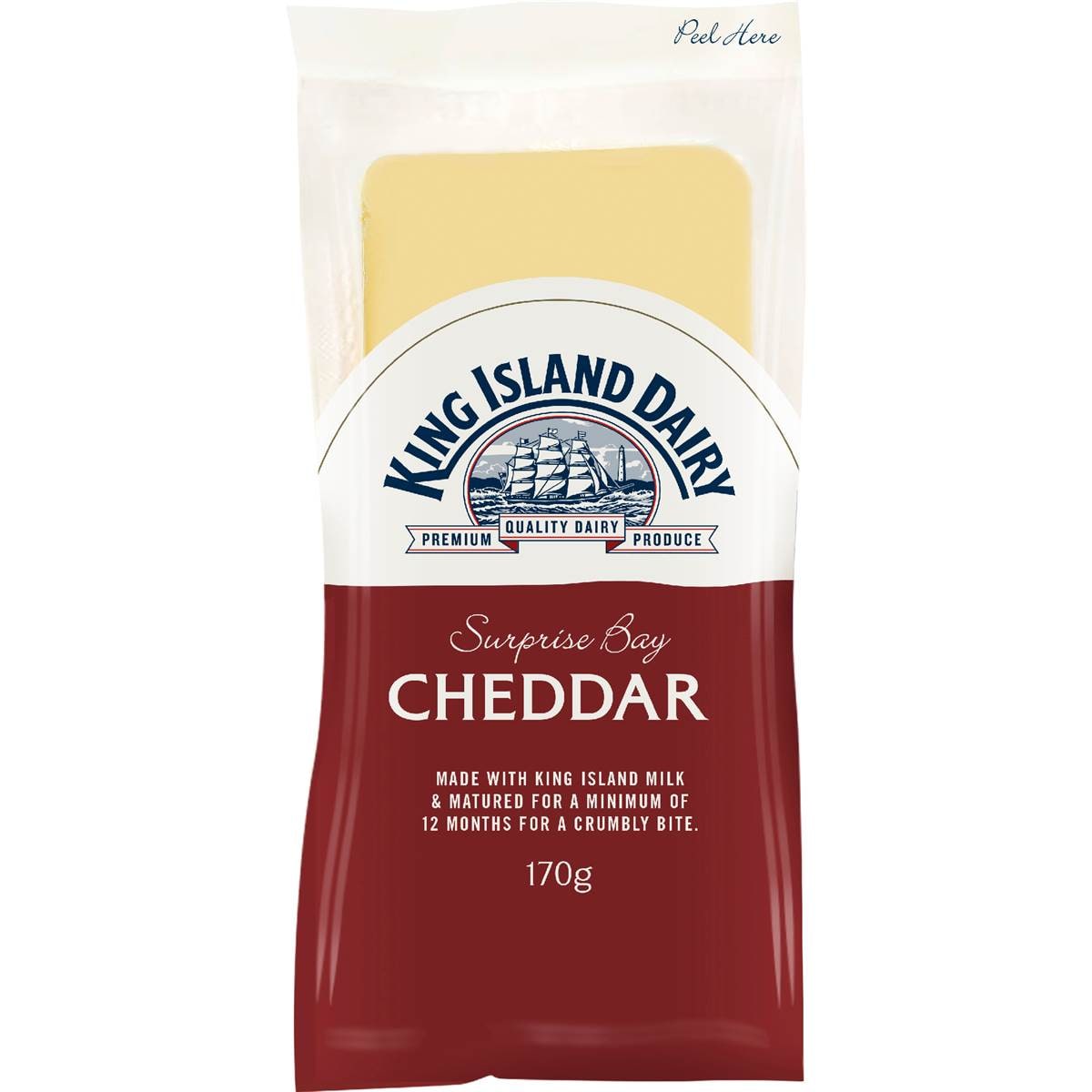 Calories in King Island Cheddar Cheese calcount