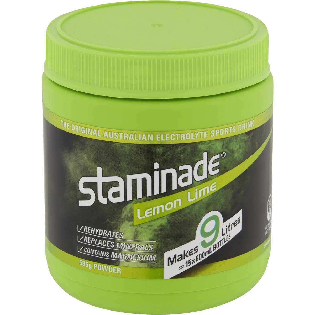 Calories in Staminade Lemon Lime Fusion Powder calcount