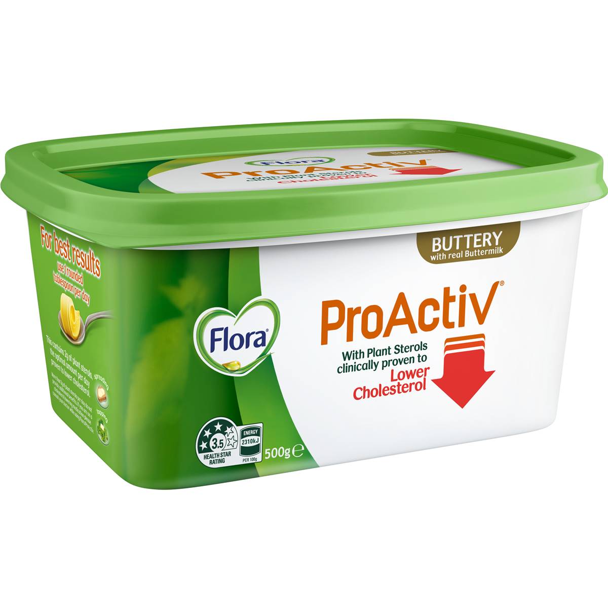 Calories in Flora Proactiv Margarine Spread Original calcount