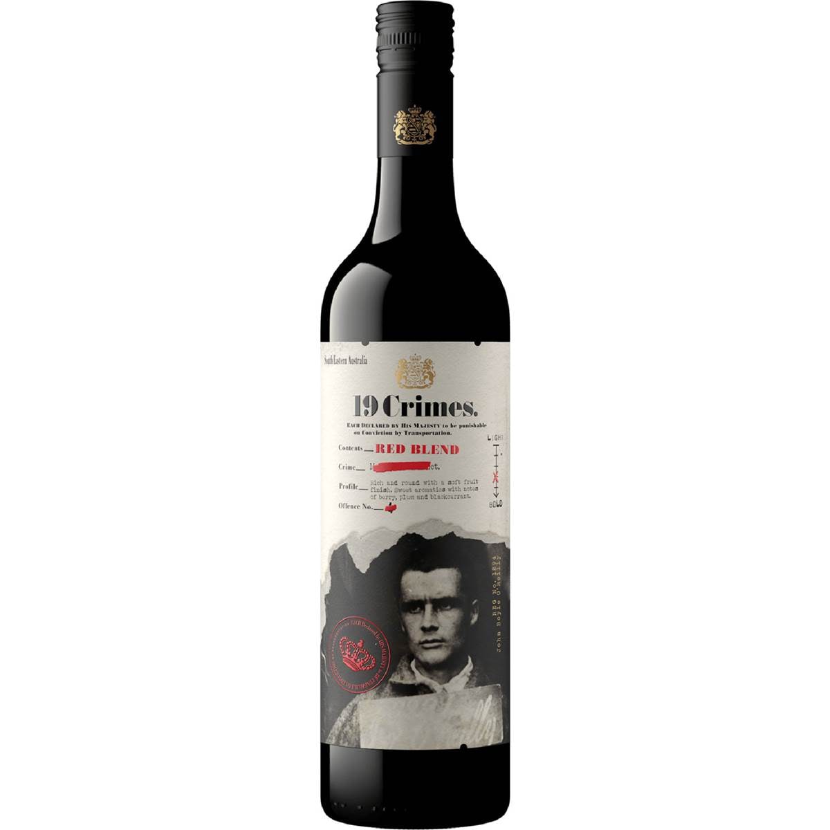 Calories in 19 Crimes Cabernet Sauvignon calcount