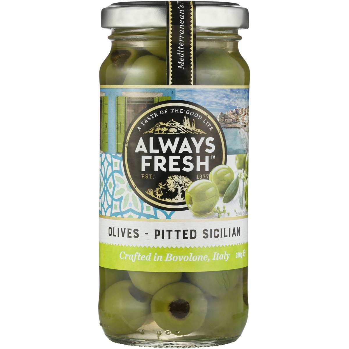 Calories in Always Fresh Sicilian Olives Pitted calcount