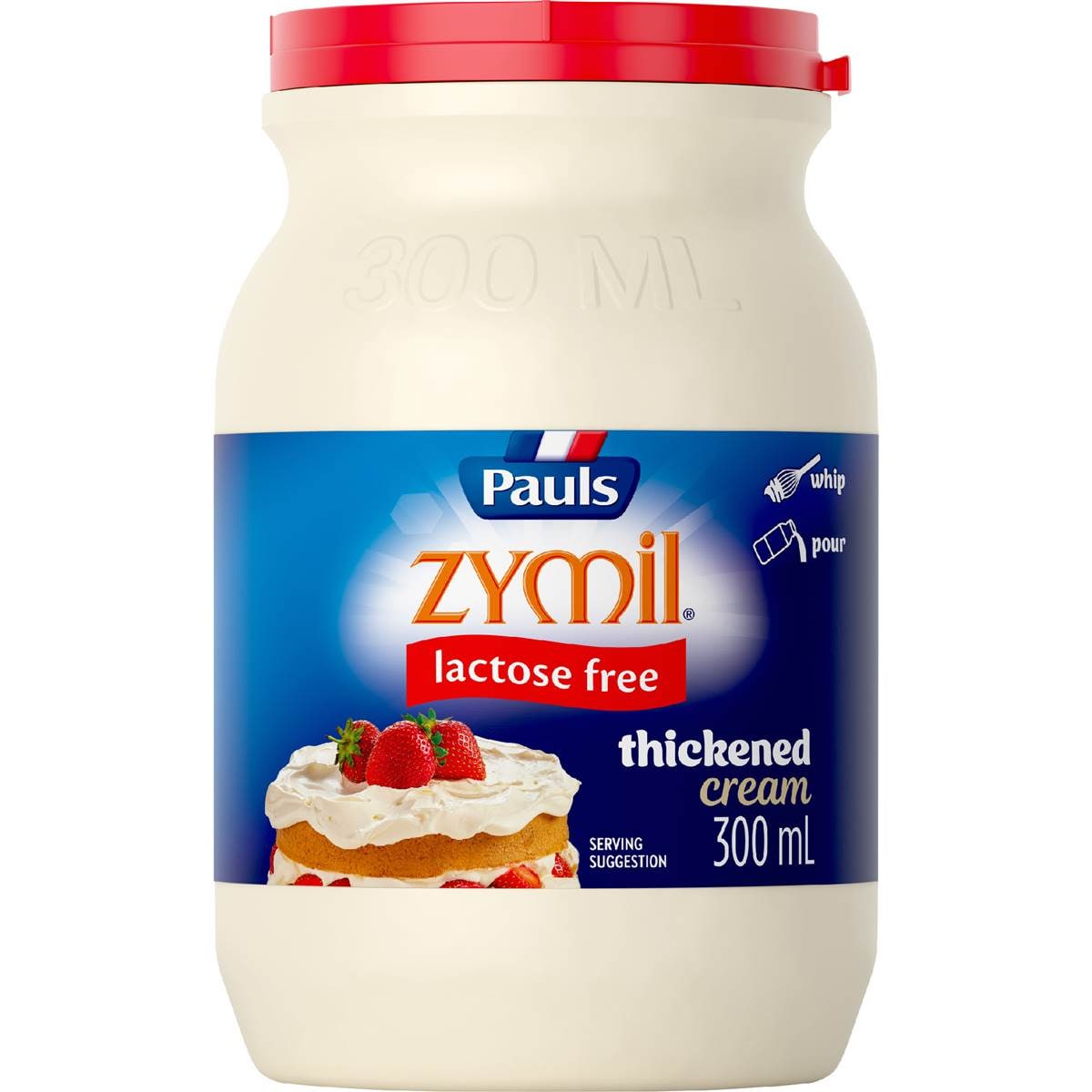 Calories in Pauls Zymil Thickened Cream Lactose Free calcount
