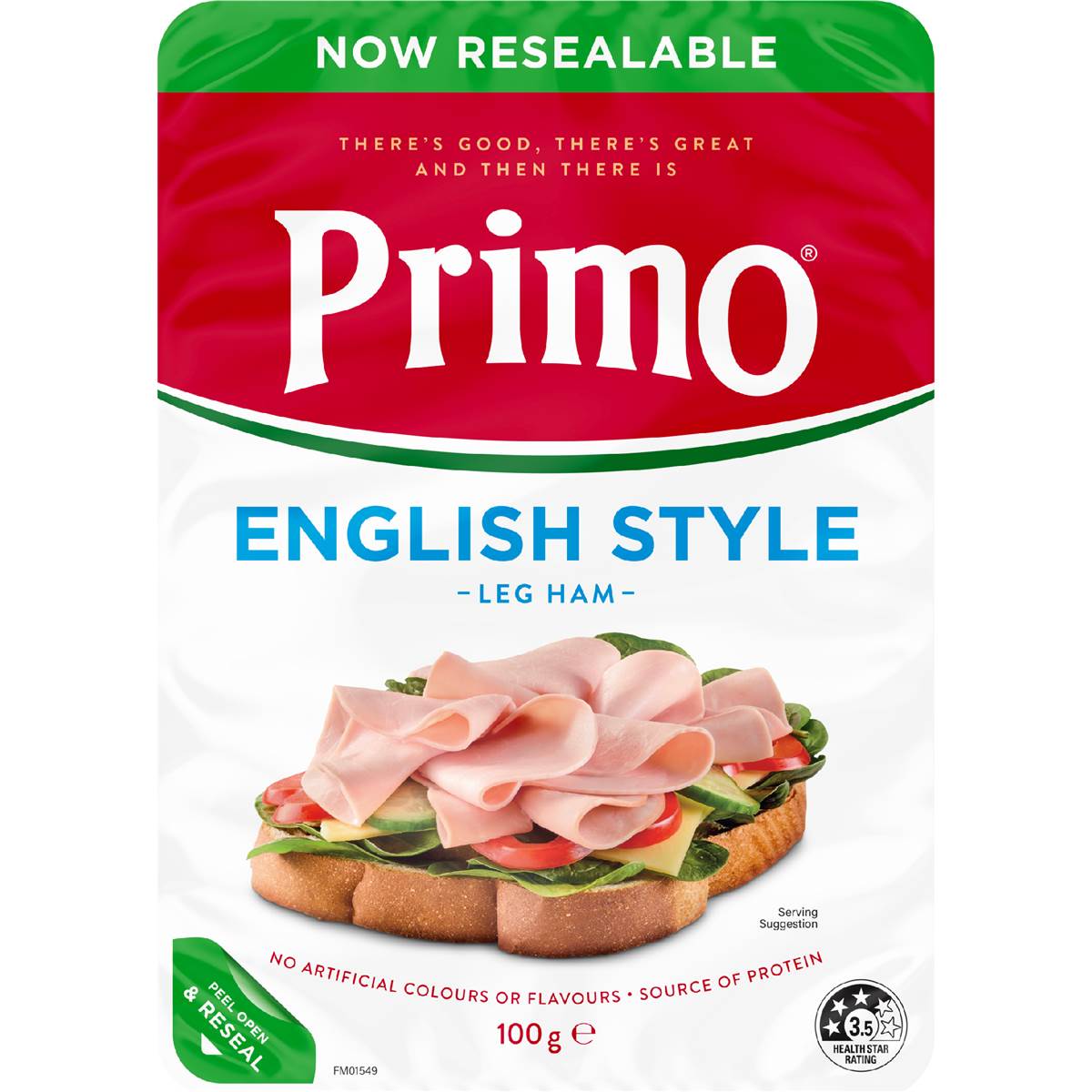 Calories in Primo English Ham calcount
