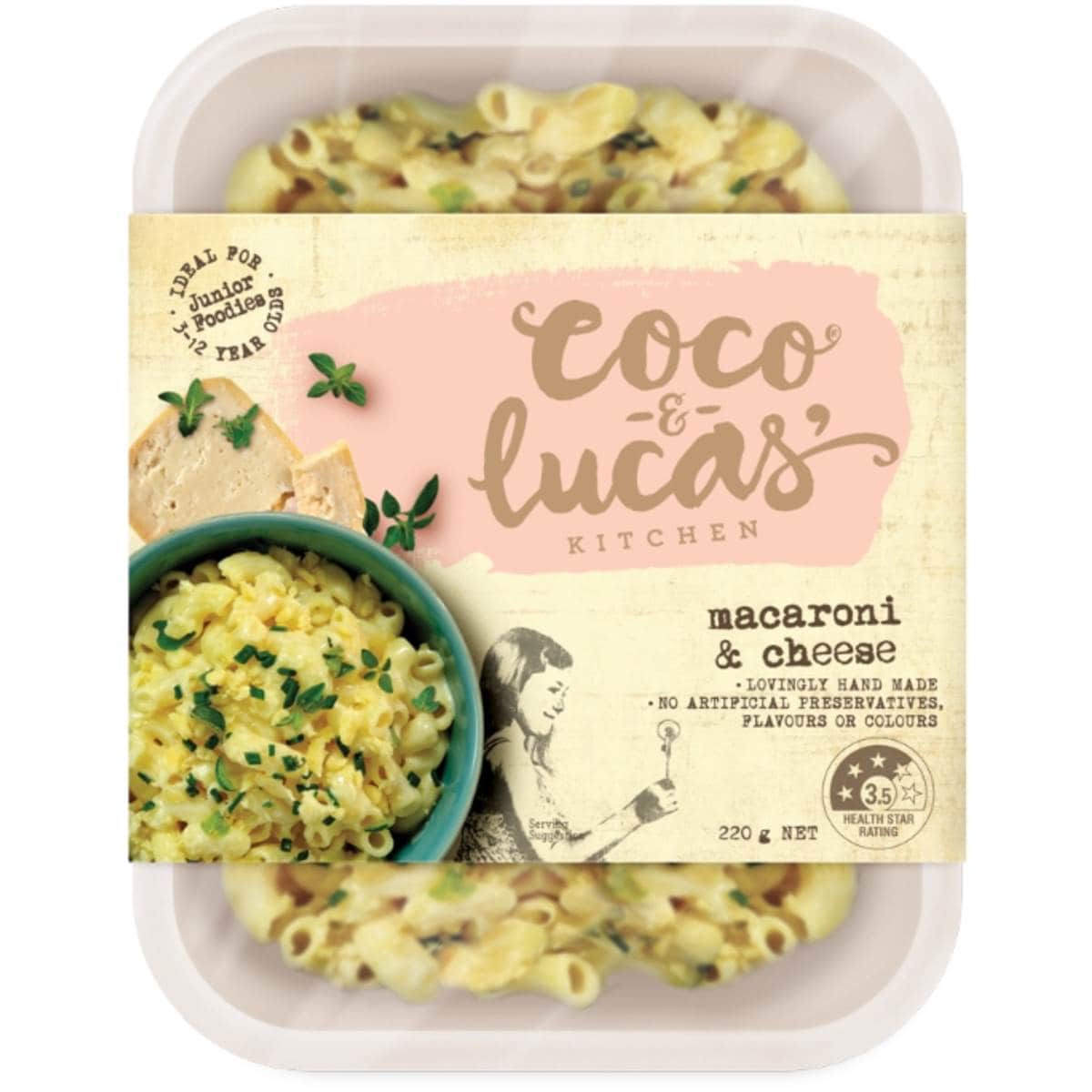 Calories in Coco & Lucas' Macaroni Cheese calcount