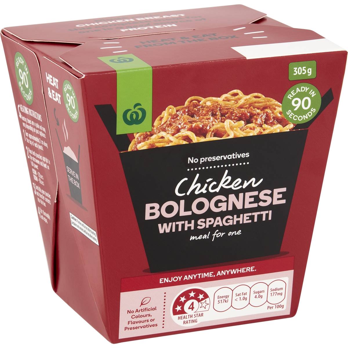 Woolworths Chicken Bolognese With Spaghetti