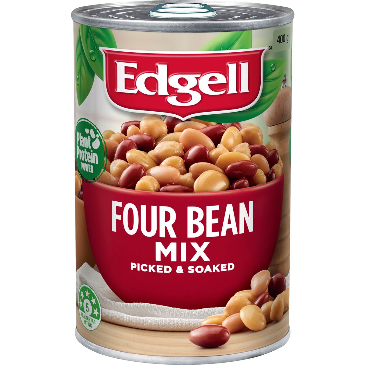 Calories in Edgell Four Bean Mix Value Pack calcount