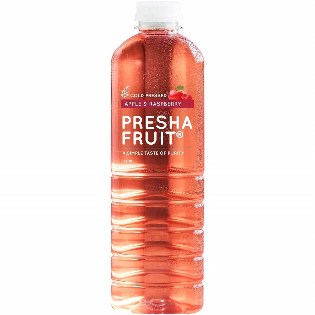 Calories in Preshafruit Cold Pressed Apple & Raspberry calcount
