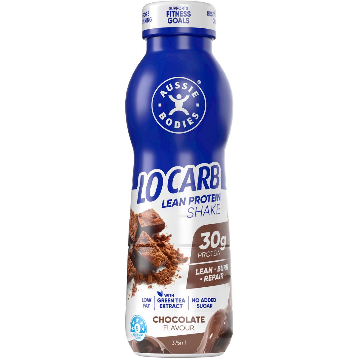 Calories in Aussie Bodies Lo Carb Lean Protein Shake Chocolate calcount