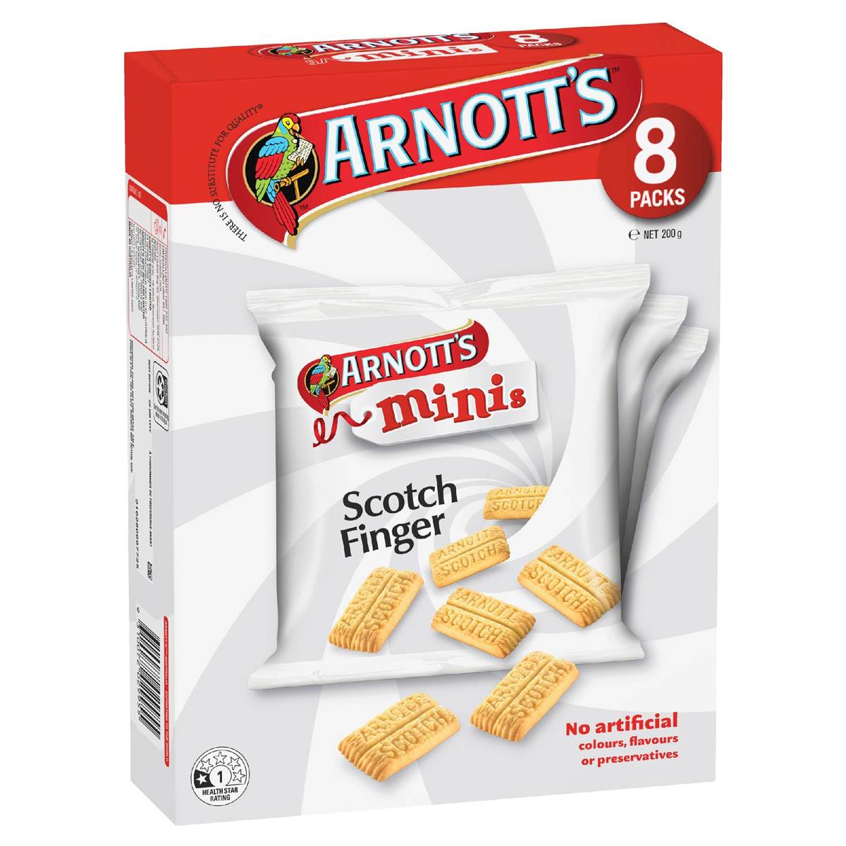 487 calories in Arnott's Mini Scotch Finger (100g) calcount