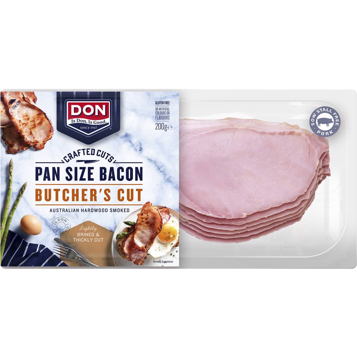 Calories in DOrsogna Bacon, Premium Rindless Calorie Counter Australia