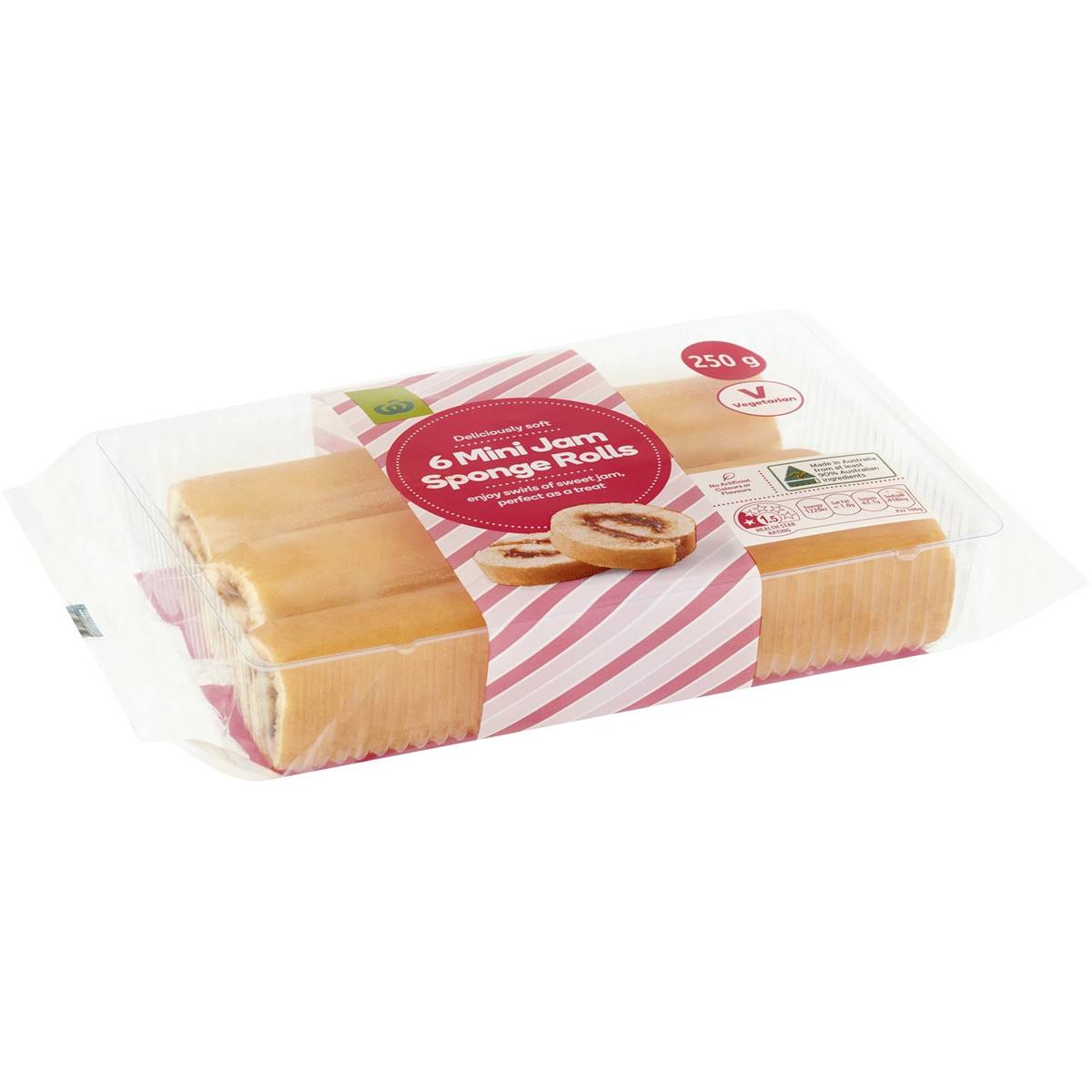 Calories in Woolworths Jam Rollette calcount