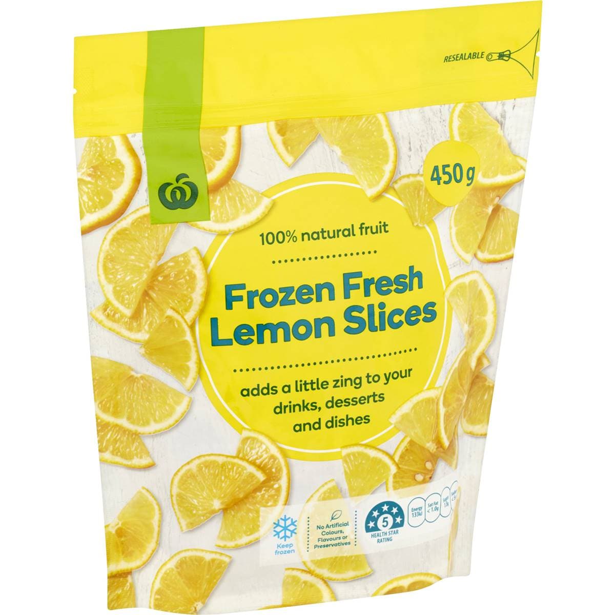 Calories in Woolworths Frozen Lemon Slices calcount