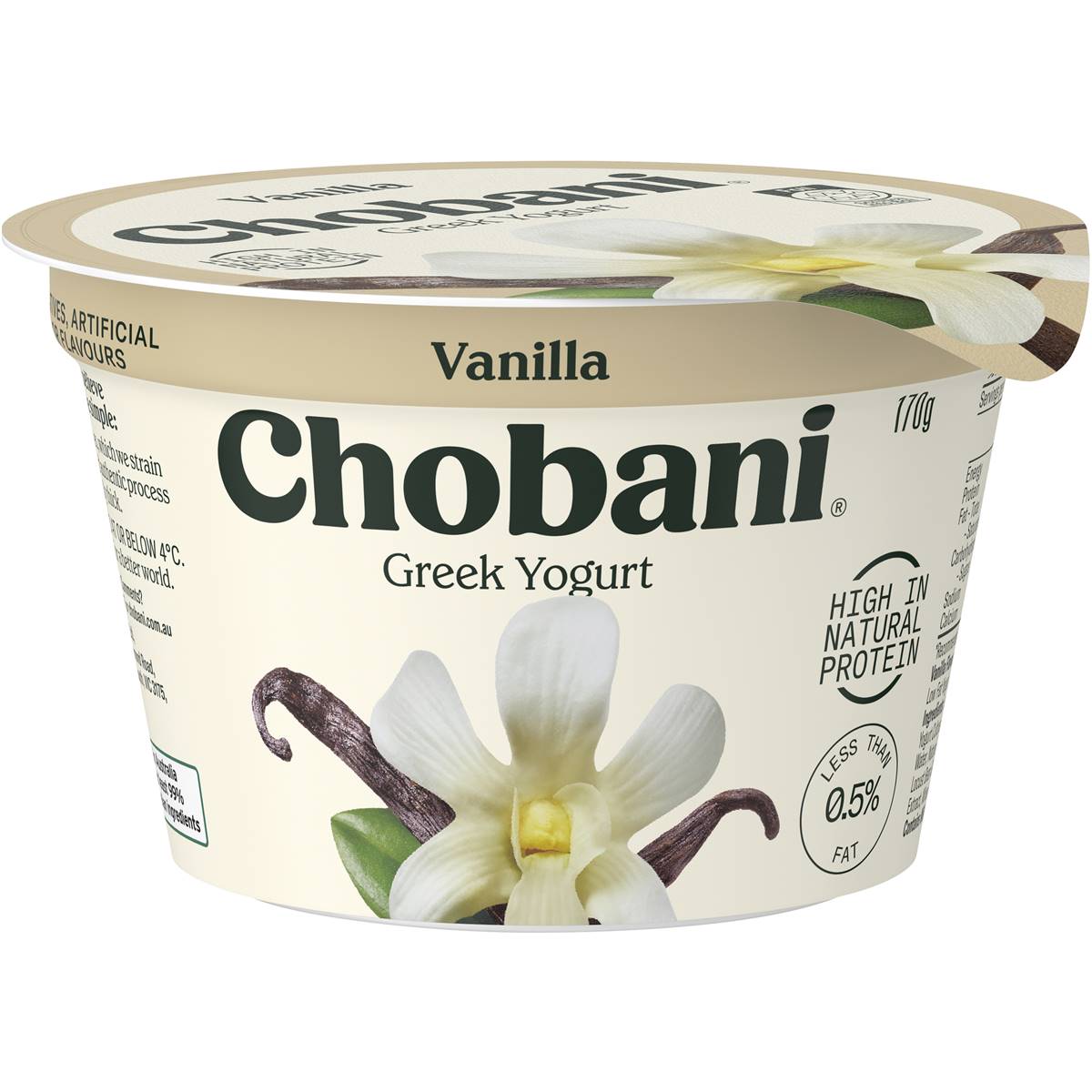 Calories in Chobani Greek Yoghurt Vanilla Pot calcount Calories in Chobani Greek Yoghurt Vanilla Pot calcount