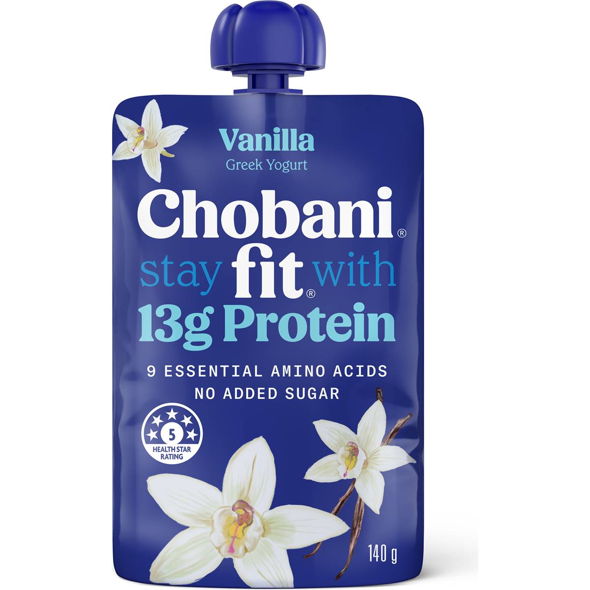Calories in Chobani Fit Vanilla Greek Yoghurt Pouch calcount Calories in Chobani Fit Vanilla Greek Yoghurt Pouch calcount