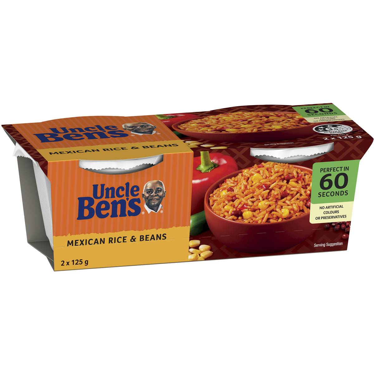 Calories in Uncle Ben's Mexican Beans Rice Cup calcount