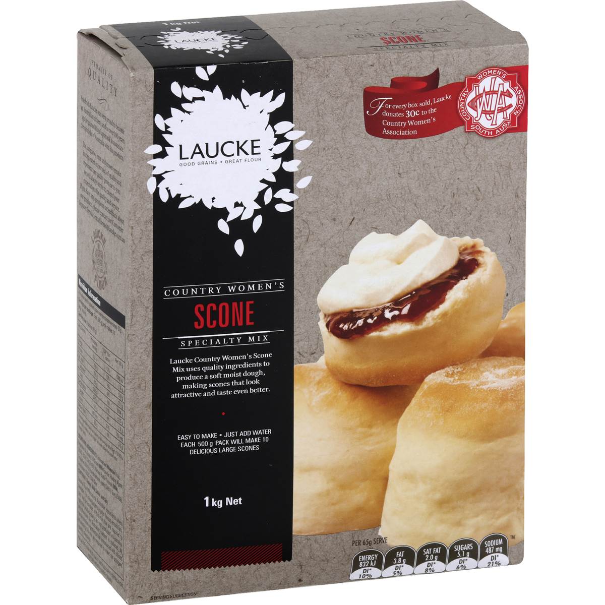 Calories in Laucke Country Women's Scone Mix calcount
