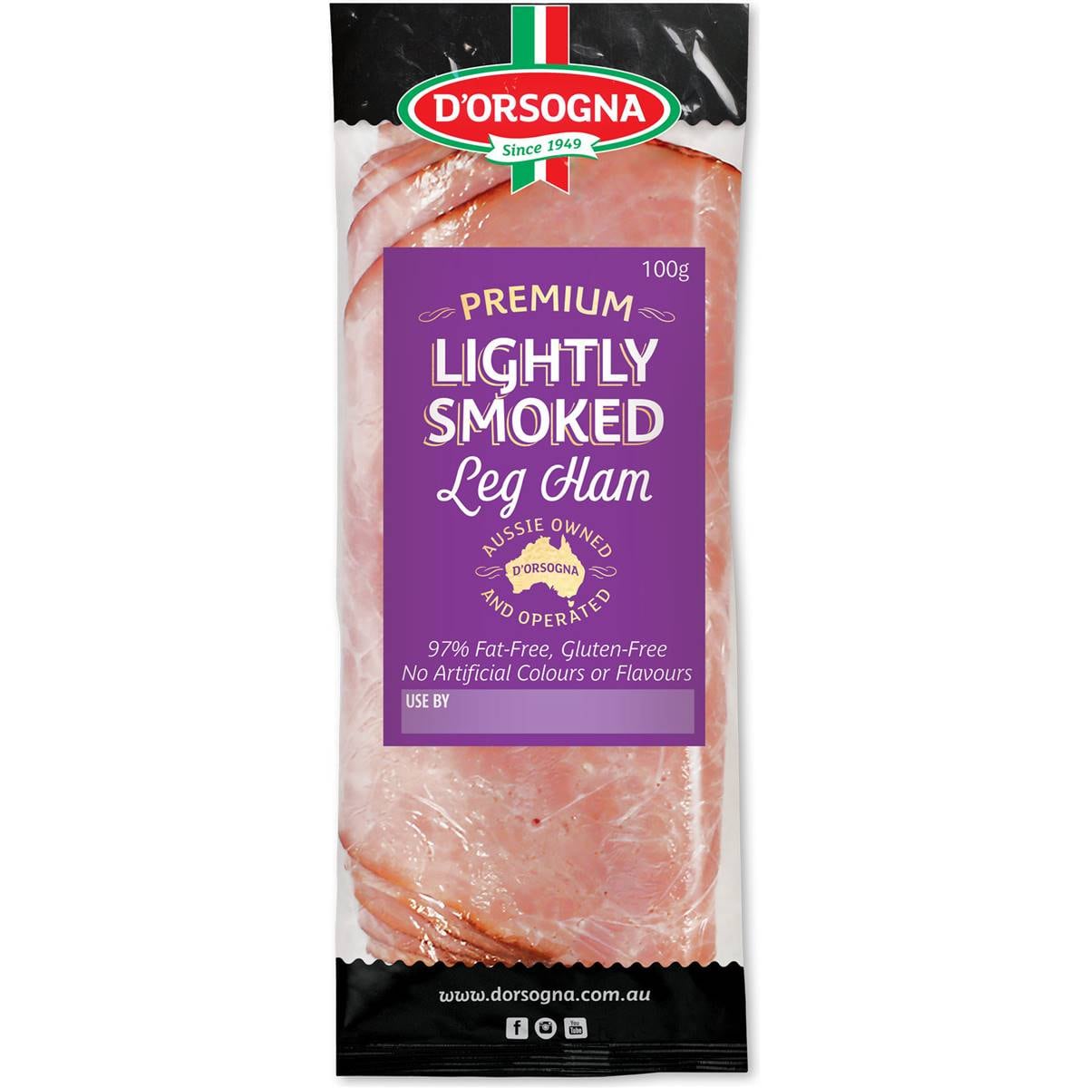 Calories in D'orsogna Deli Fresh Ham Premium Leg calcount