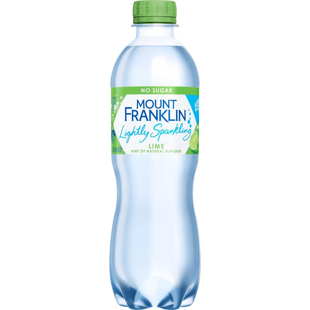 Calories in Mount Franklin Lightly Sparkling Mineral Water calcount