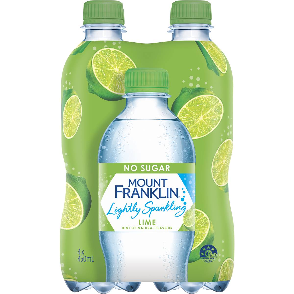 Woolworths Lightly Sparkling Lime Water