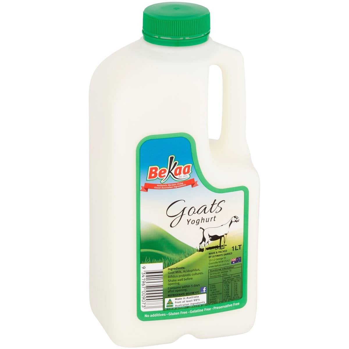 57 calories in Bekaa Goats Yoghurt (100g) calcount