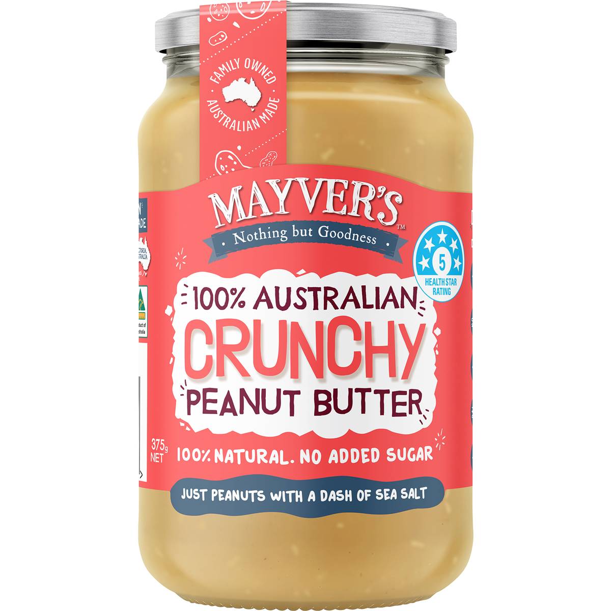 Mayver's Crunchy Peanut Butter