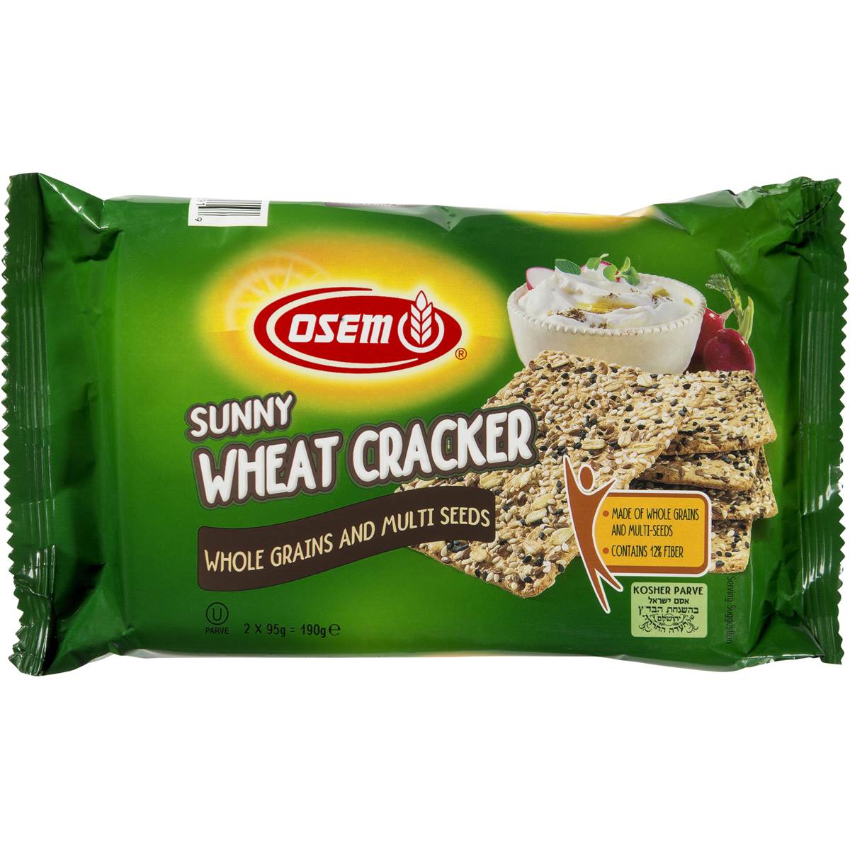 Calories in Osem Sunny Wheat Multigrain Crackers calcount