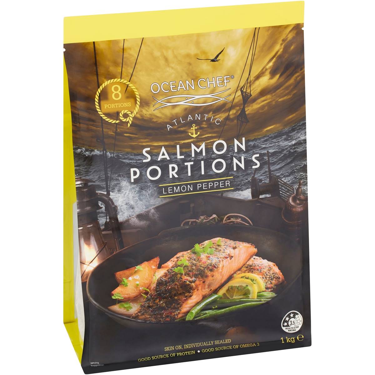 Calories in Ocean Chef Salmon Lemon Pepper calcount