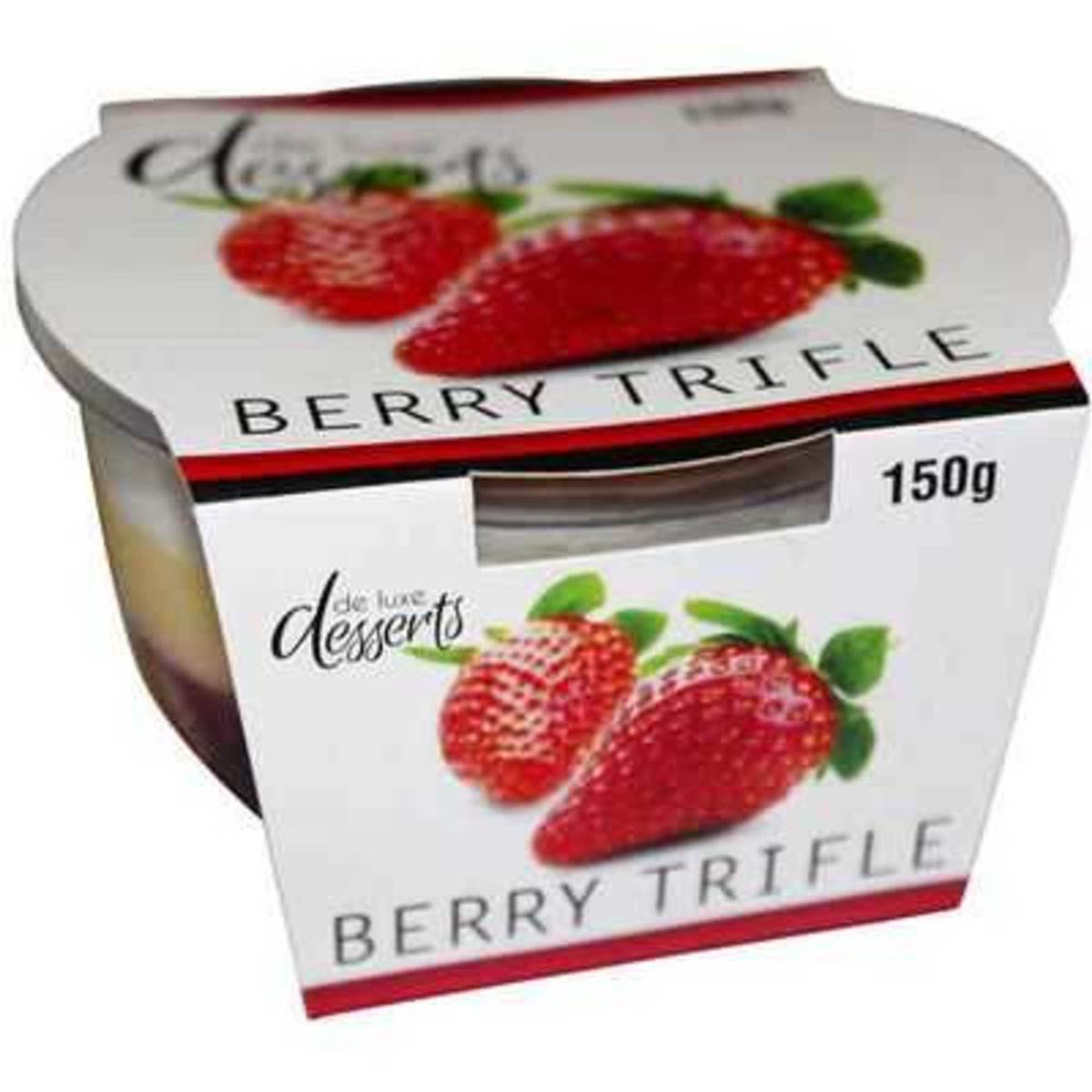 De Luxe Desserts Trifle Berry 150g | Woolworths