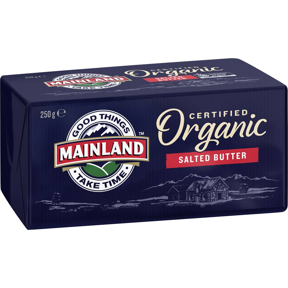 Calories in Mainland Organic Salted Butter calcount