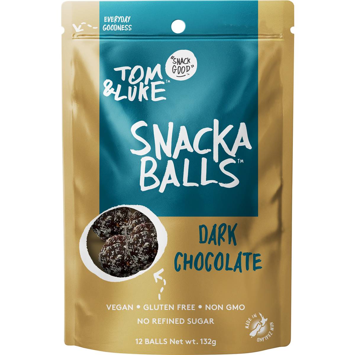 Calories in Tom & Luke Original Dark Chocolate Snackballs calcount